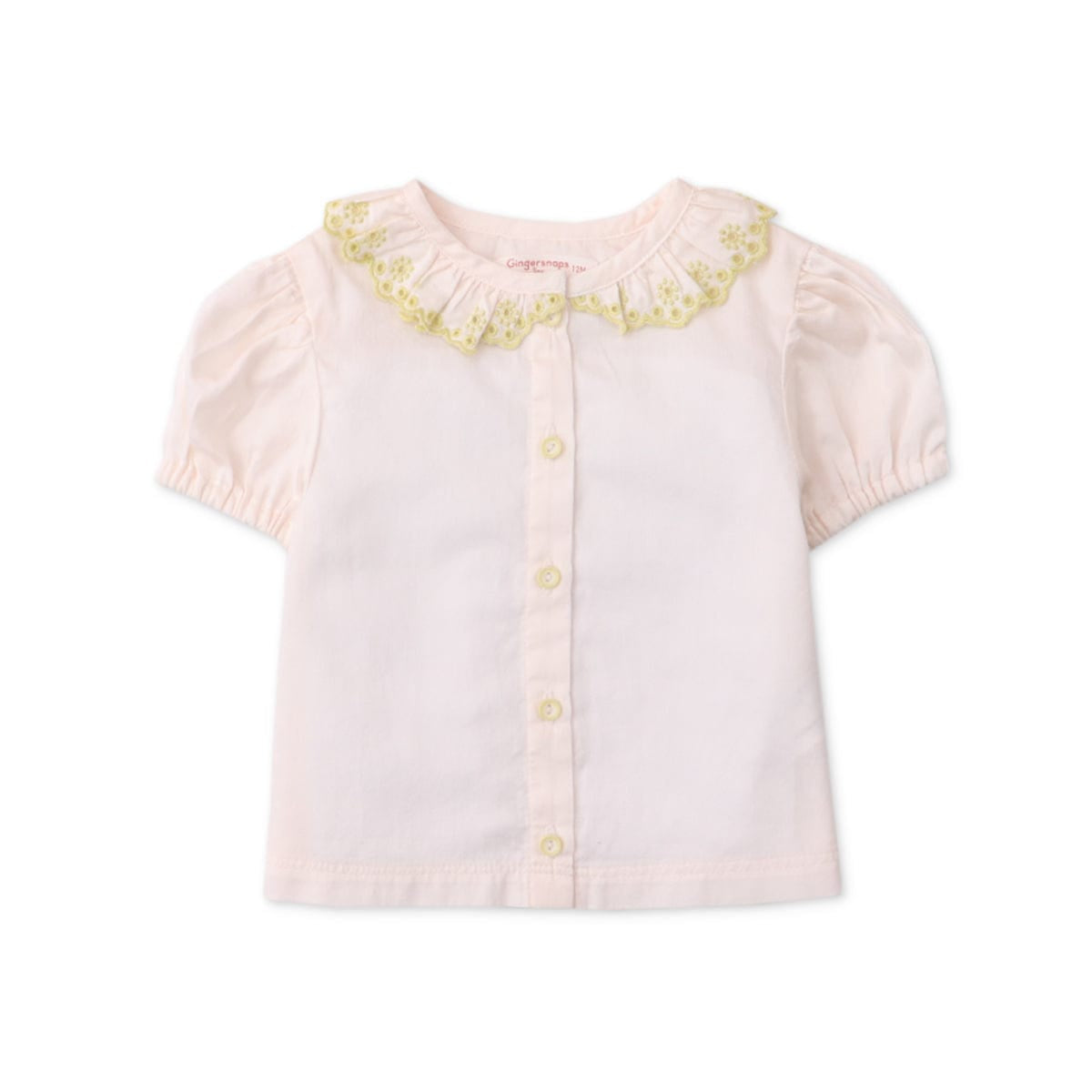 Girls Half Sleeve Buttoned Plain Blouse | Fashion – Fashion.sa