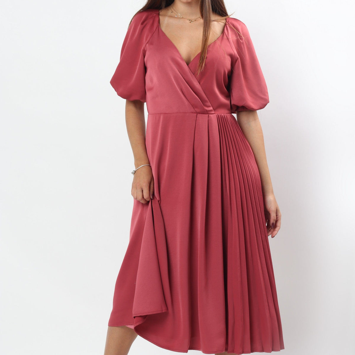 Shop Midi Cloche Satin Dress - Women's Evening Style | Fashion SA ...