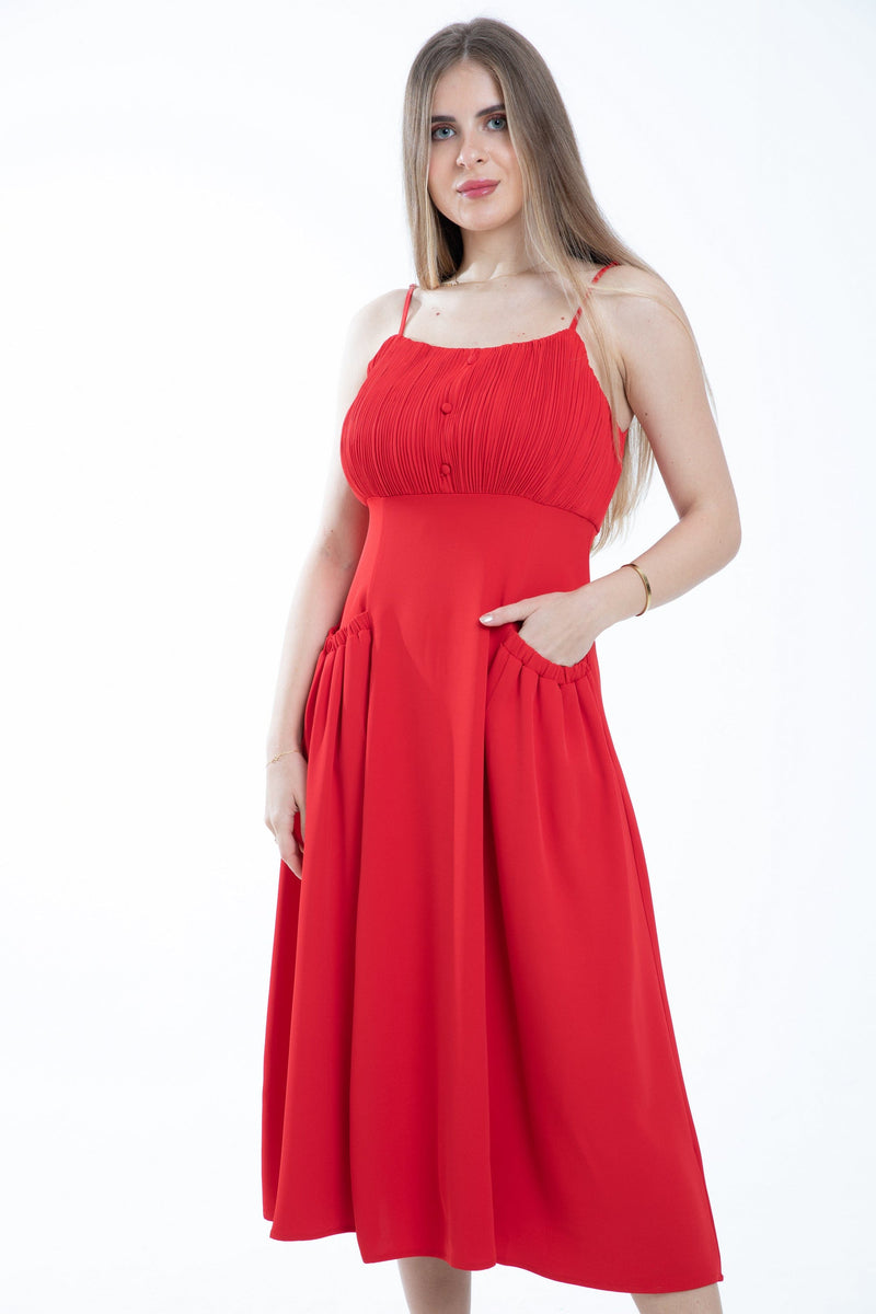 Shop the Medi dress without chronic sleeves of chest with thin strands ...